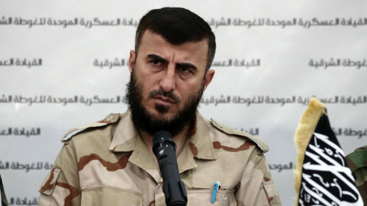 Top Syrian rebel leader killed in air raid near Damascus