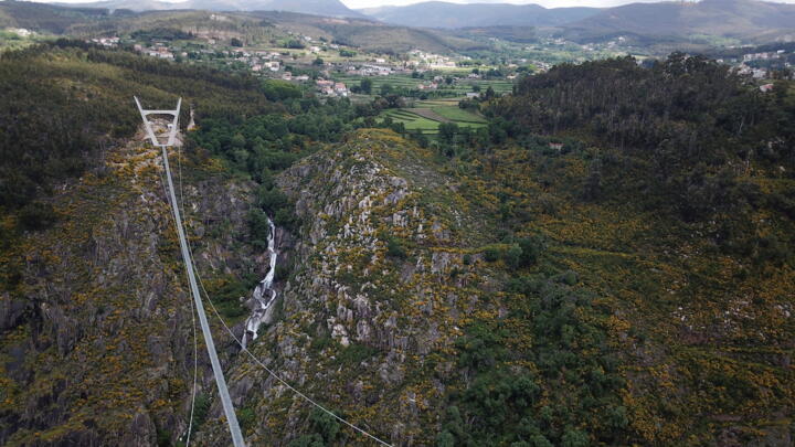 High wires: Portugal opens world’s longest suspension footbridge
