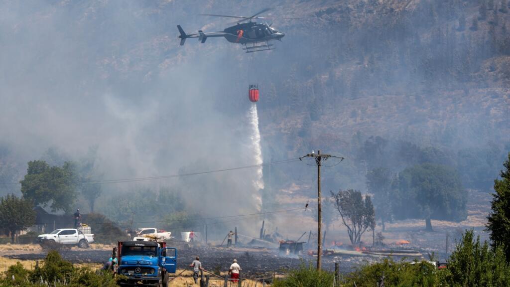 El principal incendio forestal en la Patagonia argentina fuera de ...