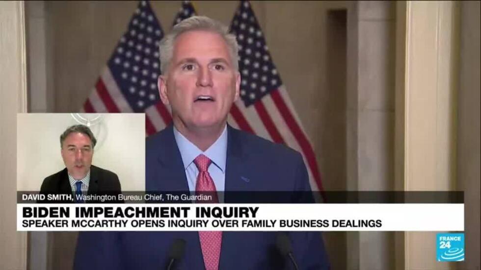 Top US House Republican orders impeachment inquiry into Biden