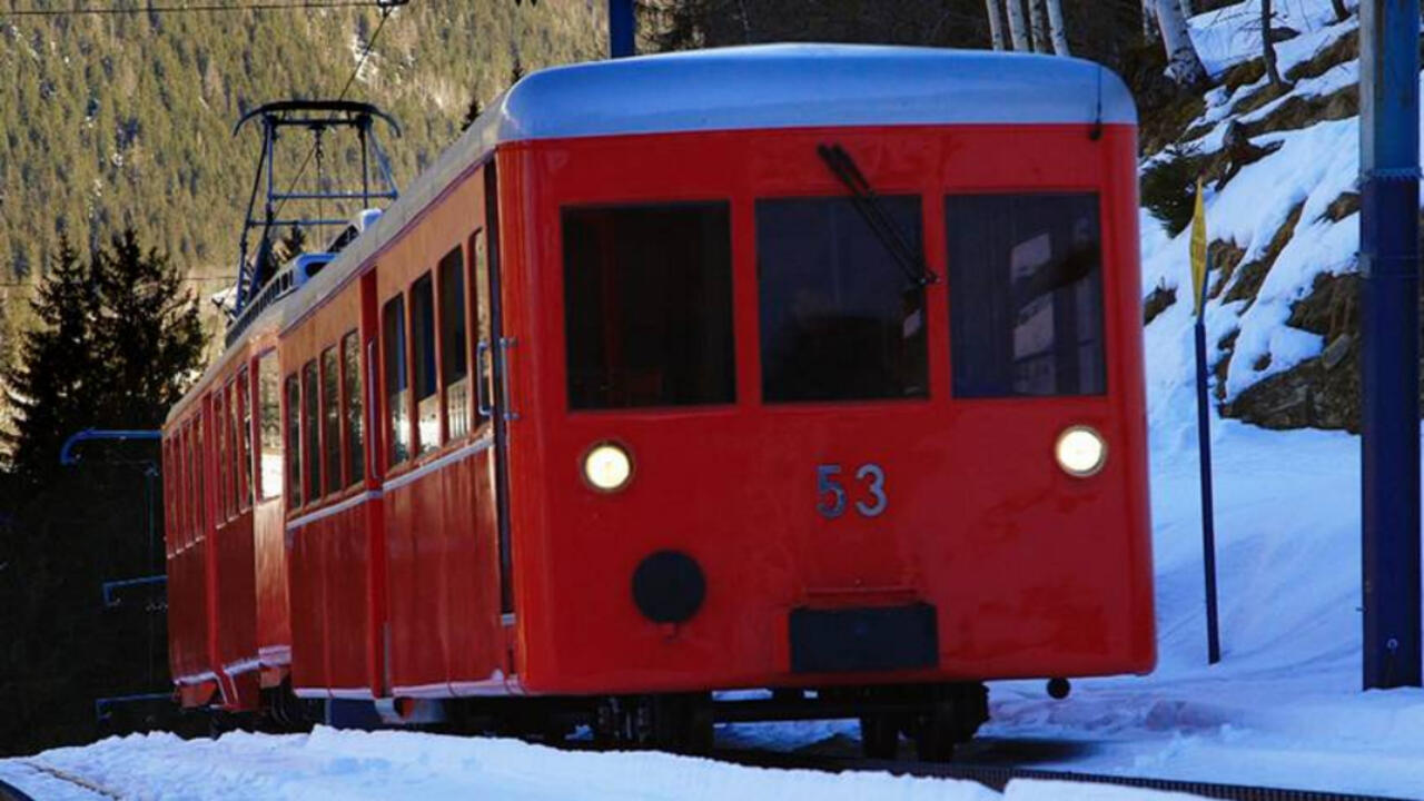 Chamonix: The Little Train from the Sea of Ice - You are here