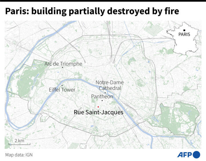 Four in critical condition after Paris building blast