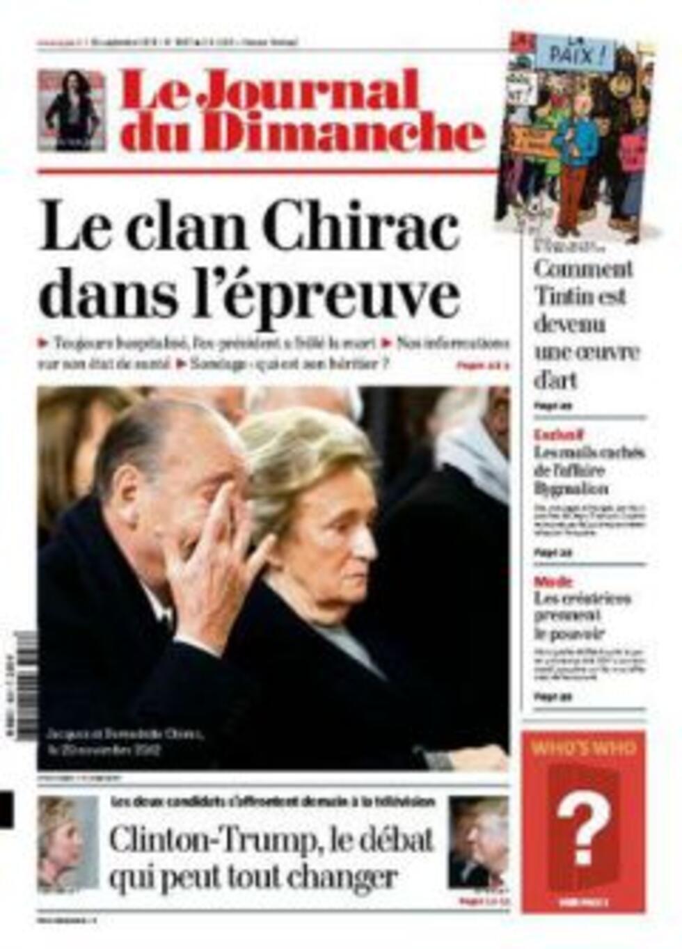 French media on alert as Chirac remains hospitalised