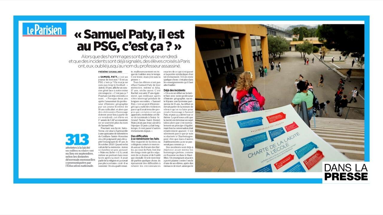 France : "Samuel Paty, il est au PSG, c'est ça?" - Dans la presse