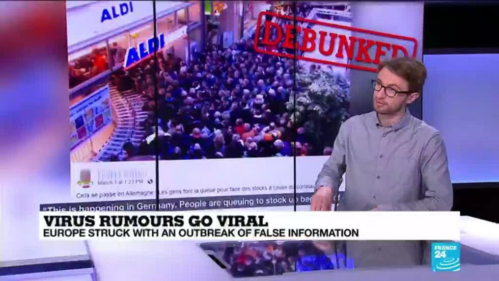 Outbreak of false virus news in Europe - France 24