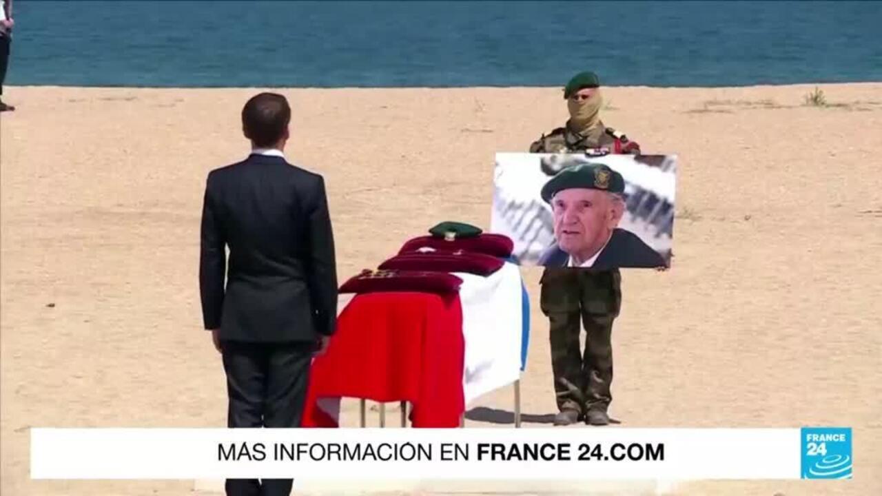 Emmanuel Macron elogia "la leyenda" de Léon Gautier - France 24