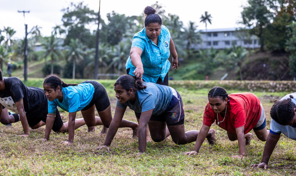 Barefoot in the park: Fiji girls heading for rugby's heights