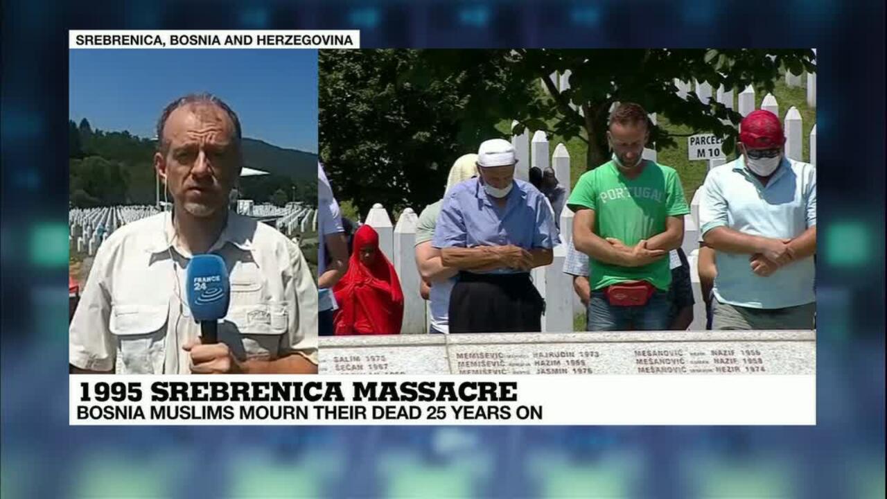 Bosnian Muslims mark 25th anniversary of Srebrenica massacre