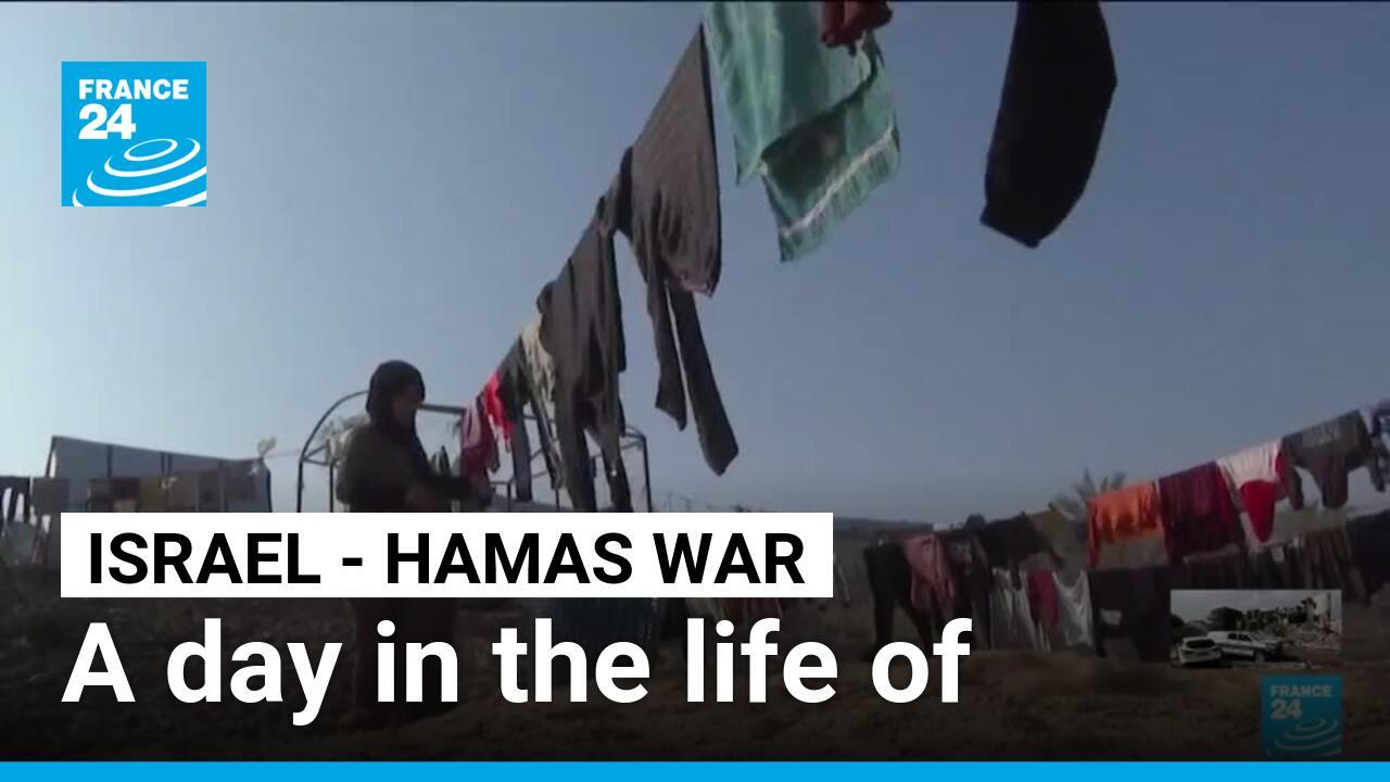 Scavenging for water, medicines: A day in the life of displaced Gazans ...