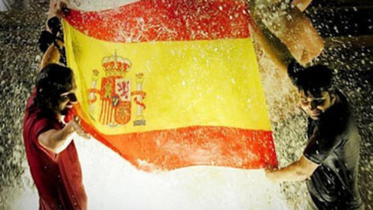 Spaniards erupt with joy to celebrate World Cup victory