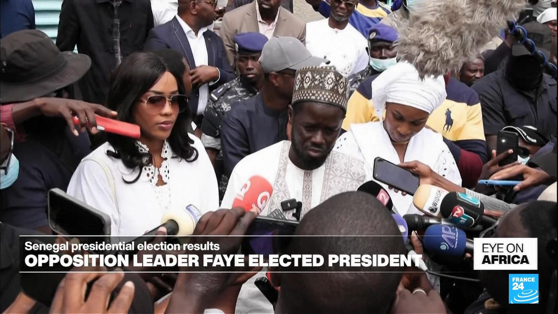 Senegal's opposition leader Bassirou Diomaye Faye elected president ...