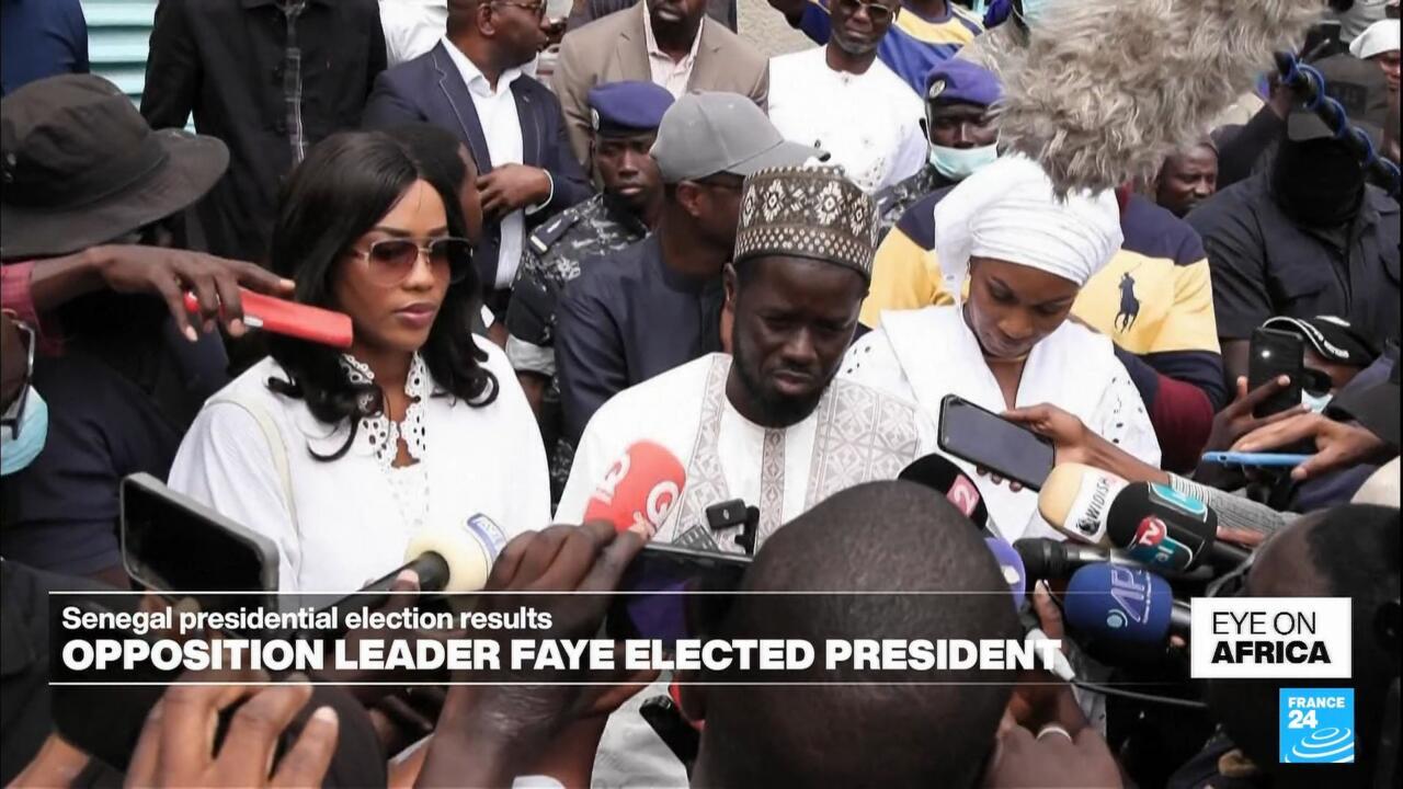 Senegal's opposition leader Bassirou Diomaye Faye elected president ...