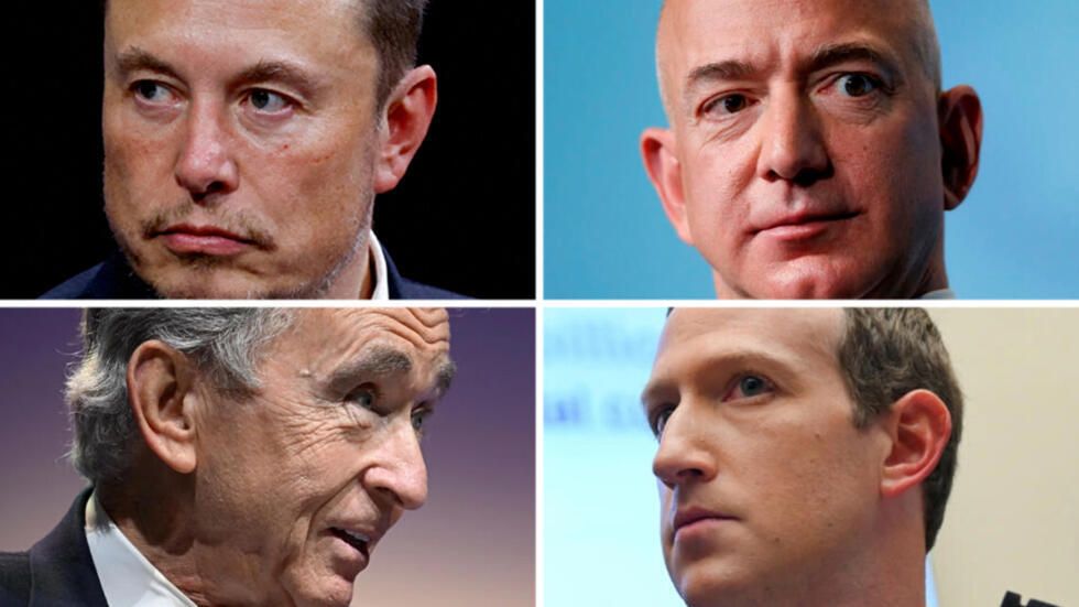 Los hombres más ricos del mundo duplicaron su fortuna desde 2020