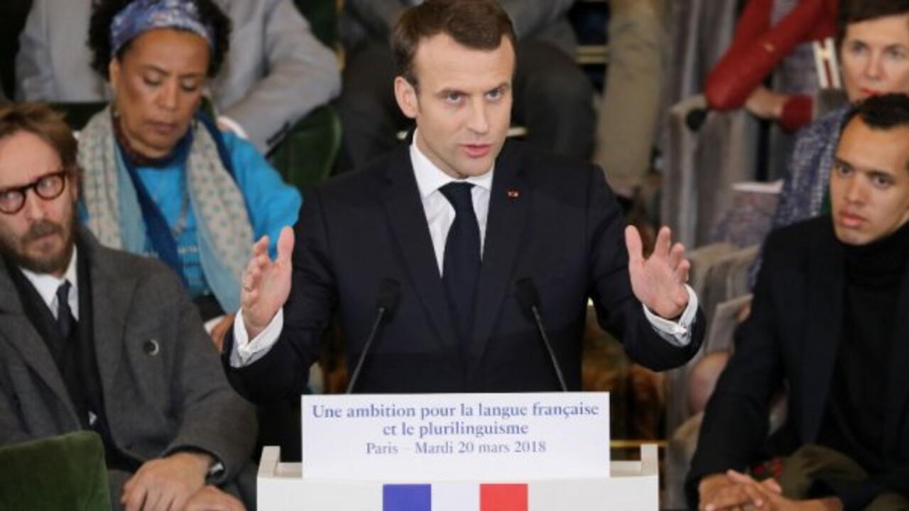 Macron quiere hacer del francés la tercera lengua más hablada del mundo