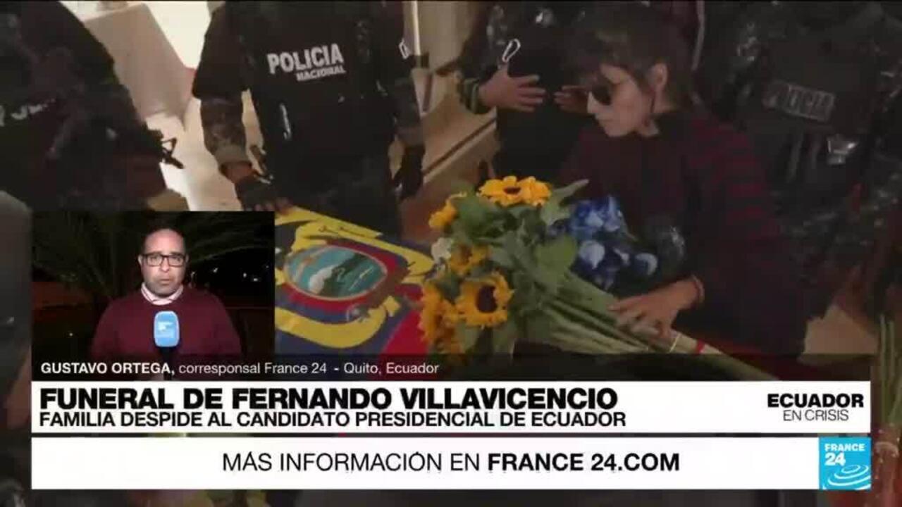 “Es una pérdida muy grande”: Ecuador despide al asesinado candidato Fernando Villavicencio