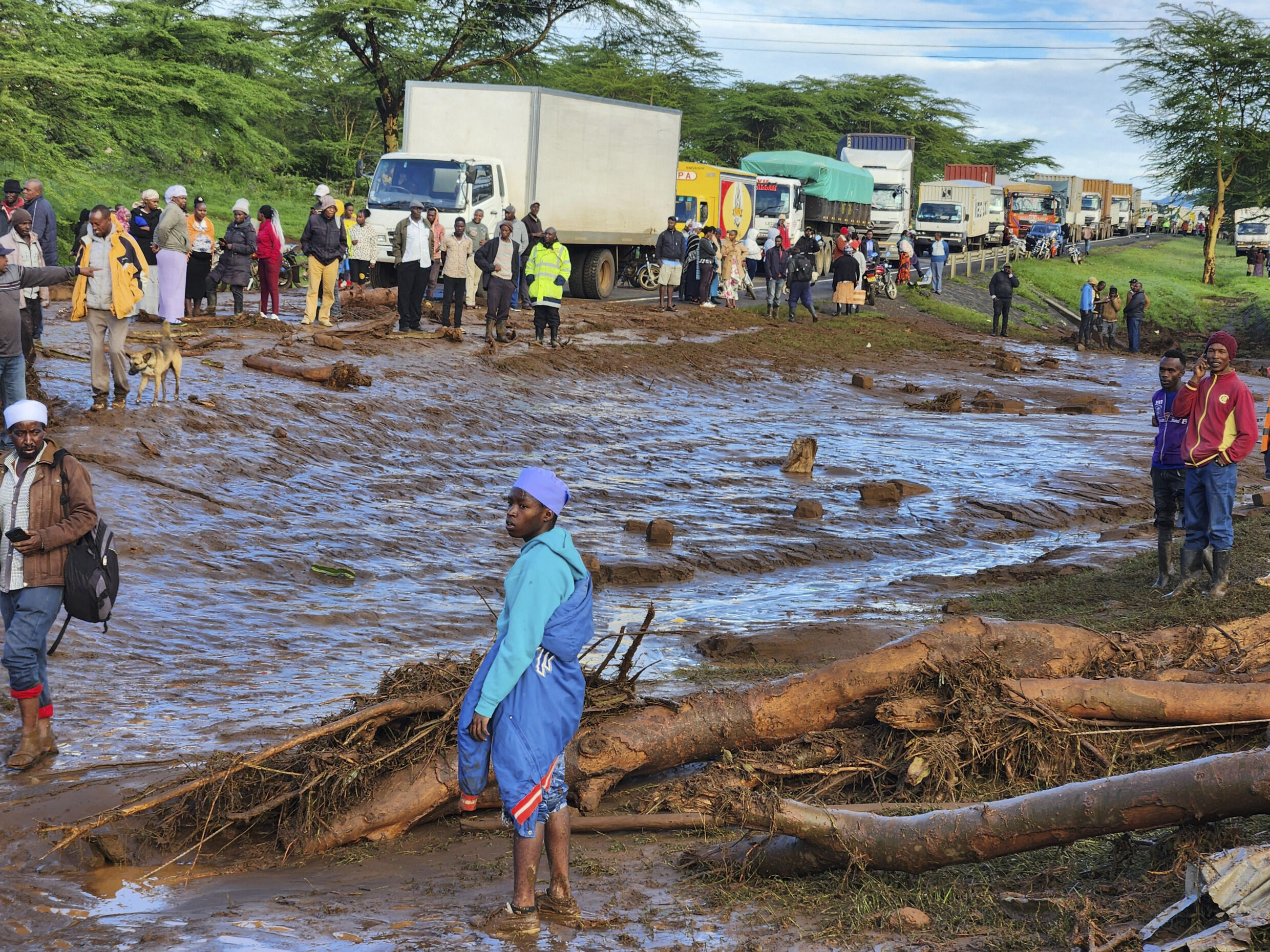 Scores killed in Kenya after dam bursts following weeks of heavy flooding