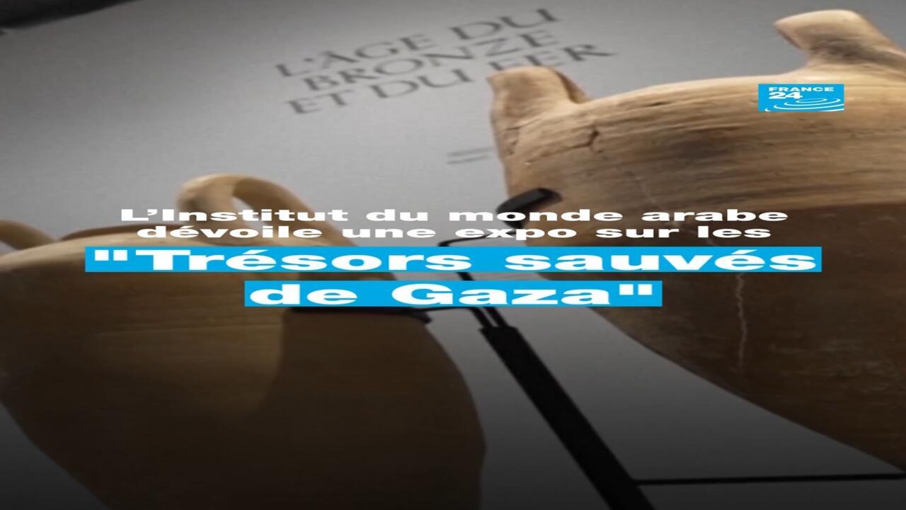 Sauvés de la destruction, les trésors archéologiques de Gaza exposés à Paris