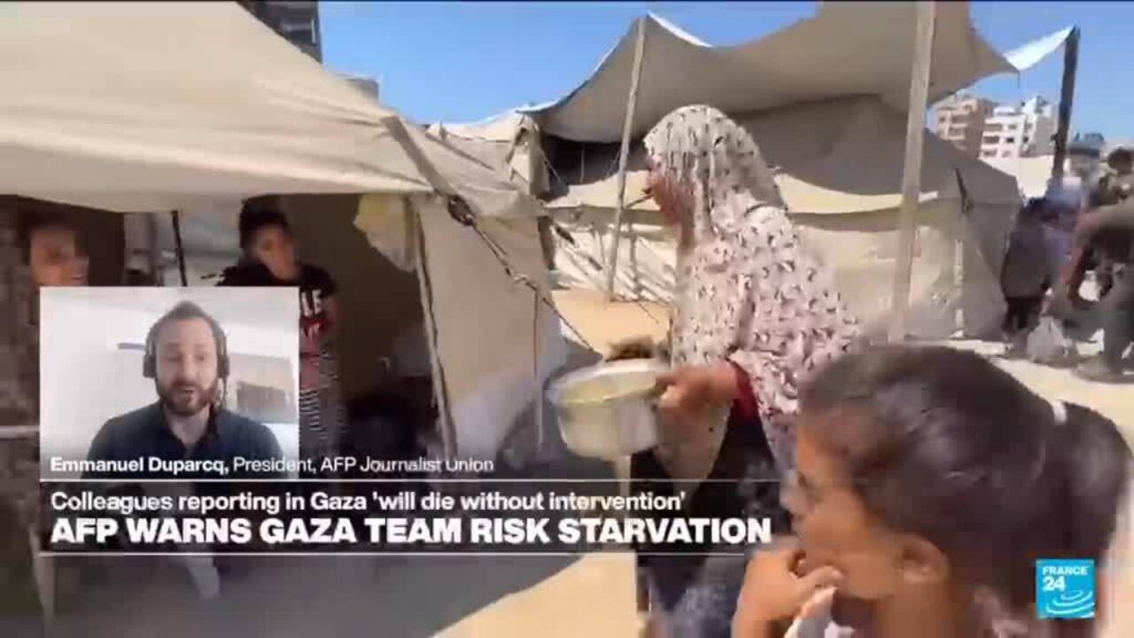 'Our journalists might die of hunger': AFP press agency warns Gaza team ...
