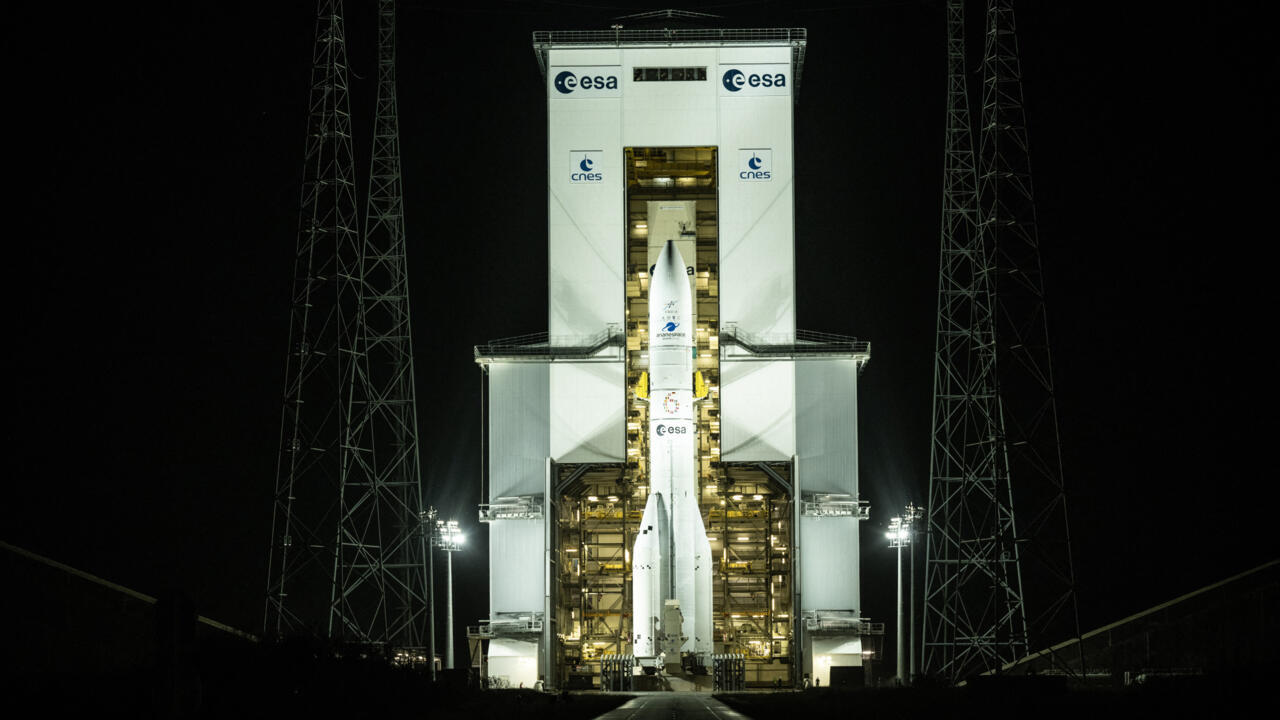 Launch of Europe’s Ariane 6 space rocket postponed due to ‘anomaly’ on the ground