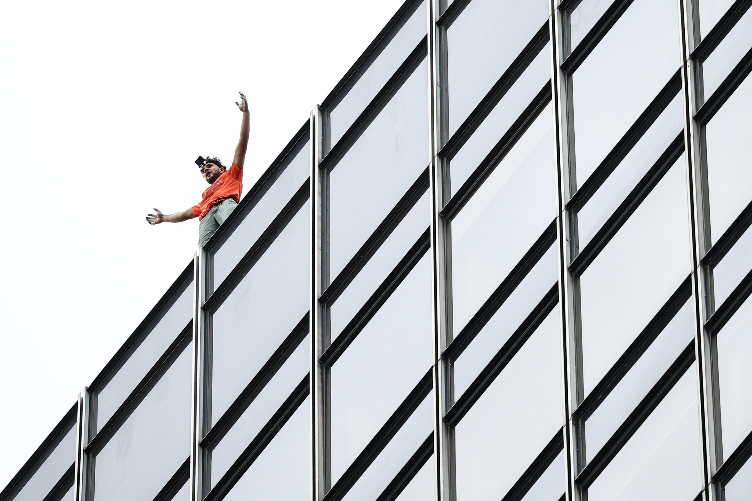'Unique sensation': young climber scales French skyscrapers