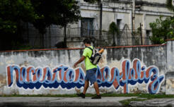 'You need to be happy': graffiti encourages Cuban self-reflection