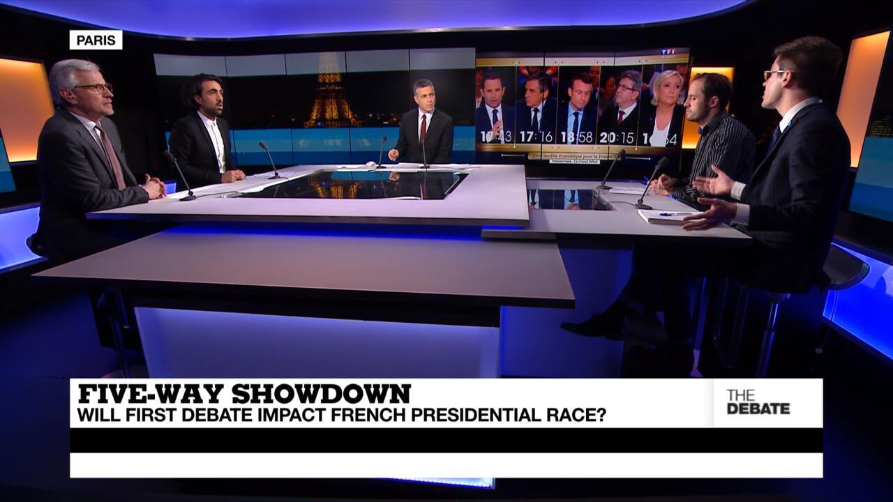 Five-Way Showdown: Will first debate impact French presidential race ...