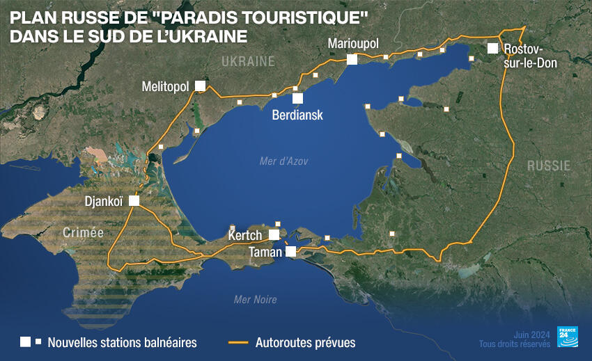 Mer d'Azov : l'extravagant plan russe de stations balnéaires dans les ...