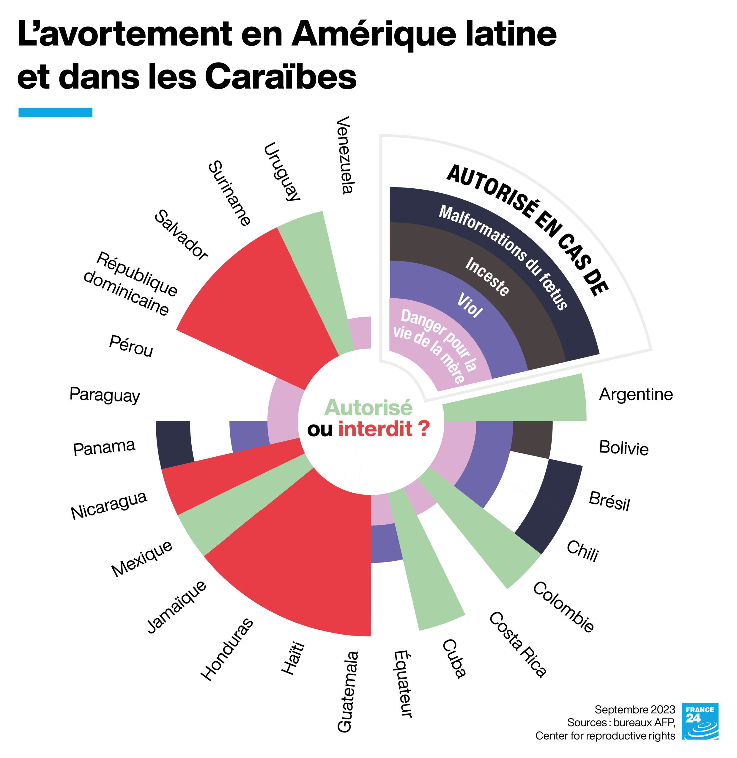 Droit à l'avortement : en Amérique latine, la "vague verte" poursuit sa ...