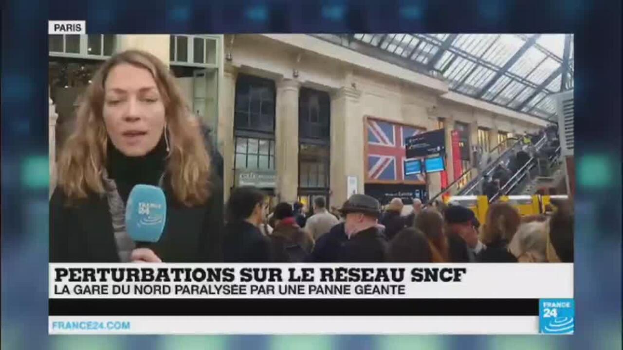 Le trafic reprend à la gare du Nord après une panne géante - France 24