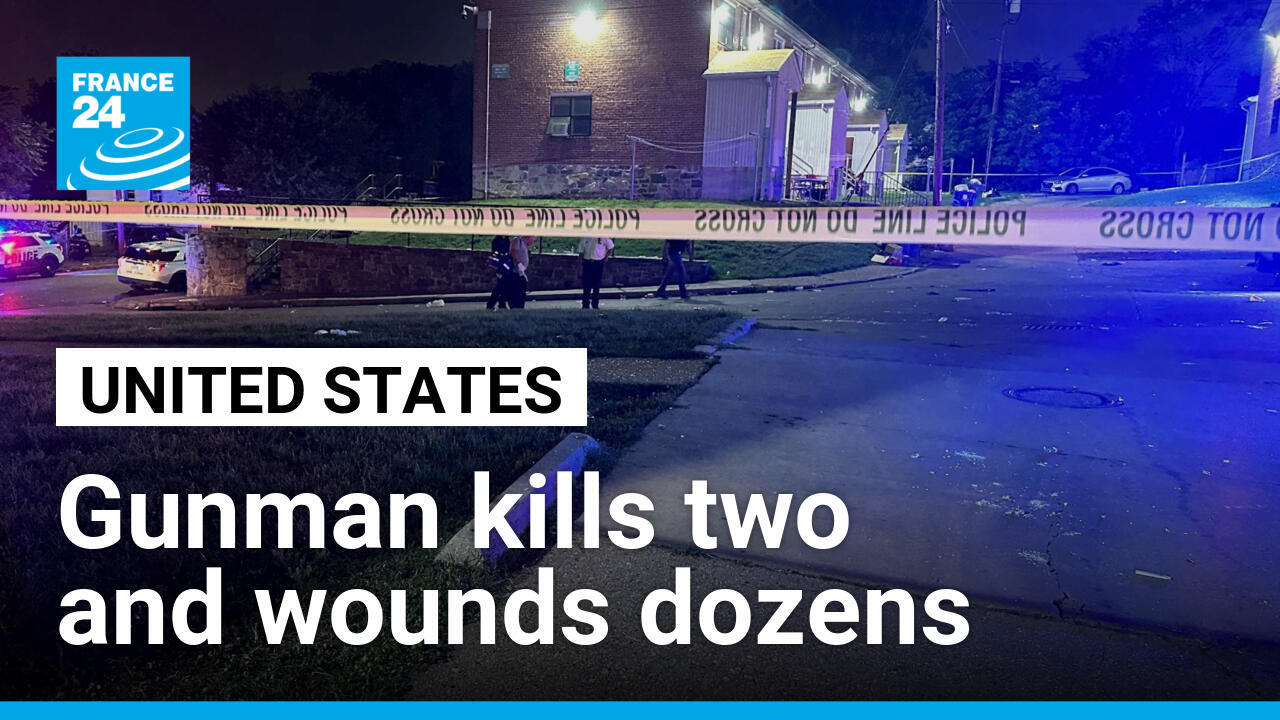 Gunman kills two and wounds dozens in Baltimore mass shooting - France 24