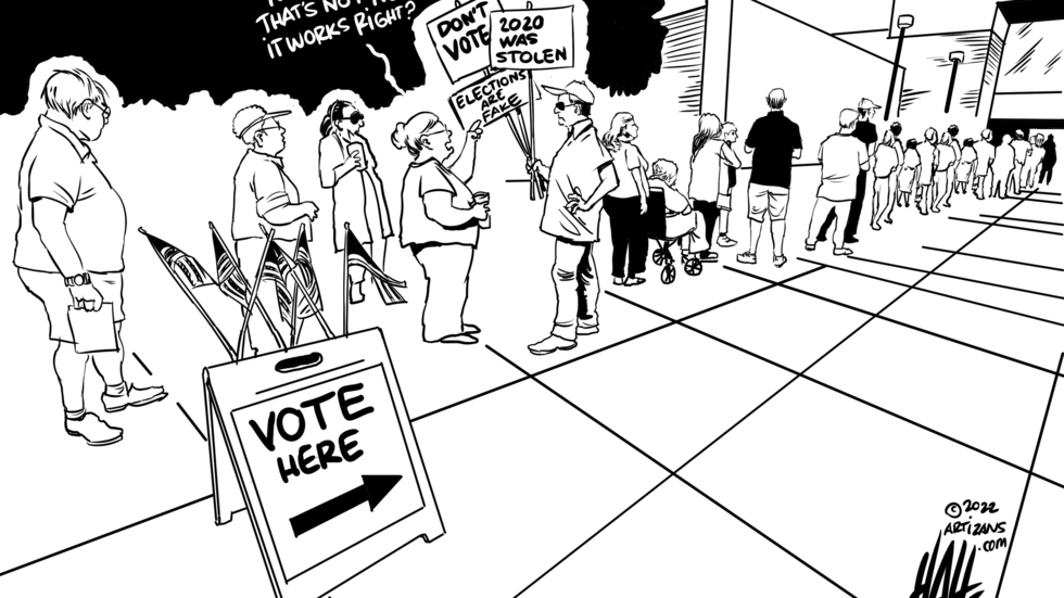 Cartooning for Peace: After midterm elections, Republican 'red wave ...