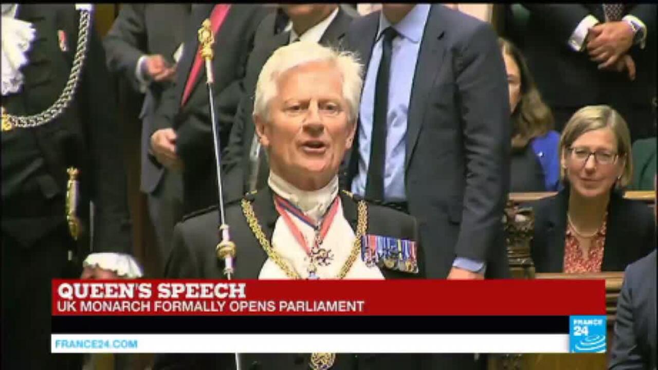 Britain: UK monarch formally opens parliament - France 24