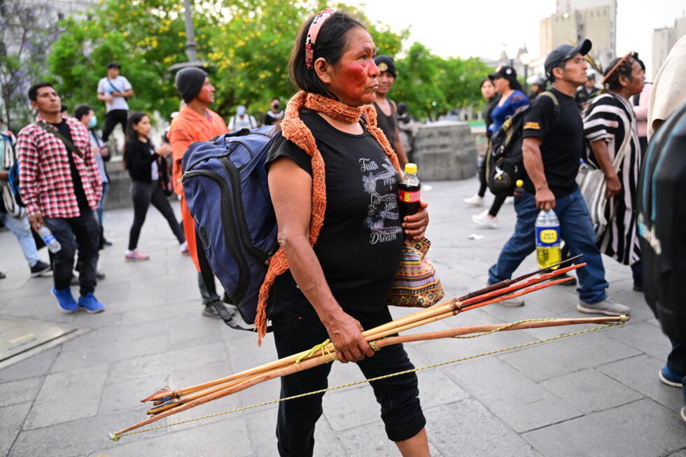 Amazonian indigenous Peruvians demand release of ousted president