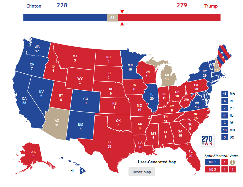 How Hillary Clinton defied the odds to lose the presidency