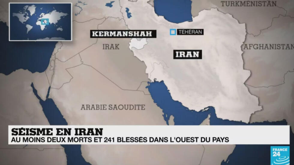 Un séisme dans l'ouest iranien fait deux mort et plus de 200 blessés
