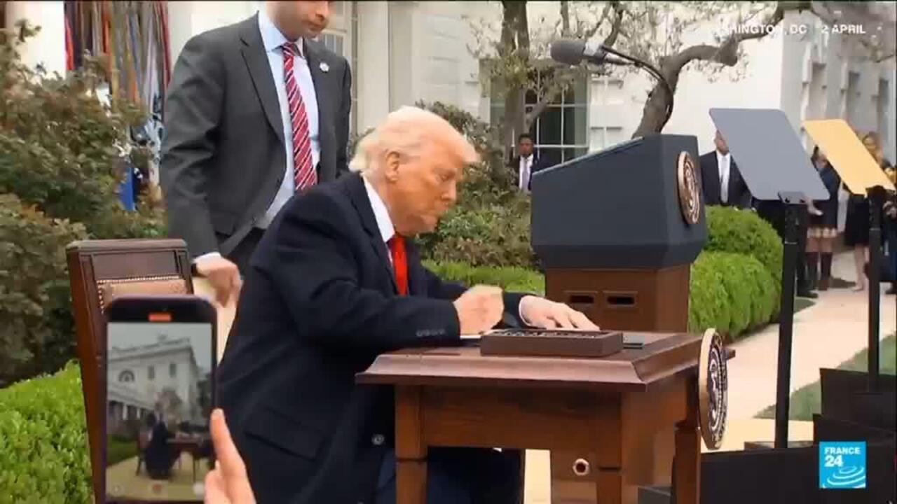 US begins collecting Trump's new global tariffs - France 24