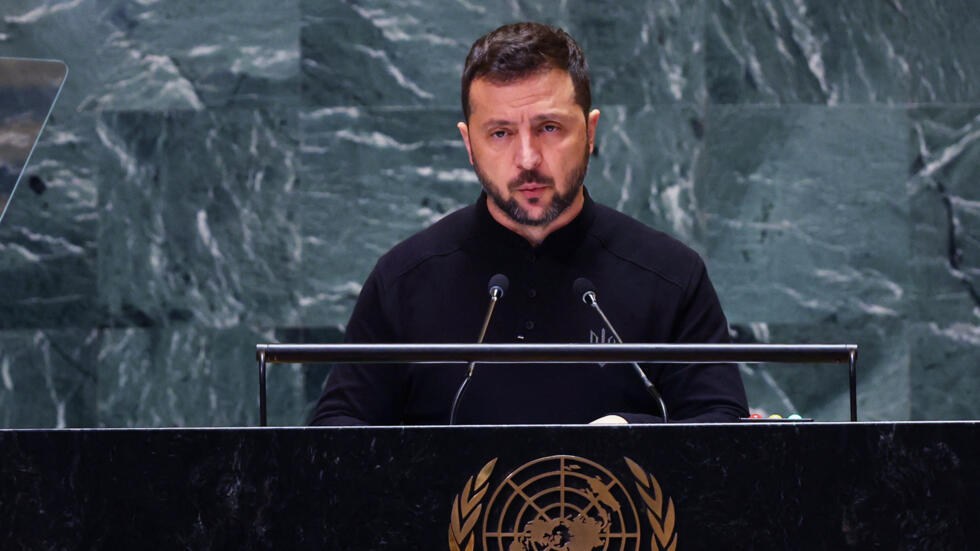 Zelensky alleges Russian plan to attack Ukraine’s nuclear plants in defiant UN speech