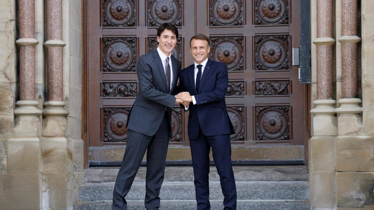 Au Canada, Emmanuel Macron et Justin Trudeau prônent une "économie ...