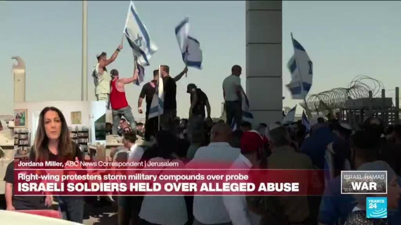 'Scenes of chaos' as Israeli military probe of suspected prisoner abuse ...