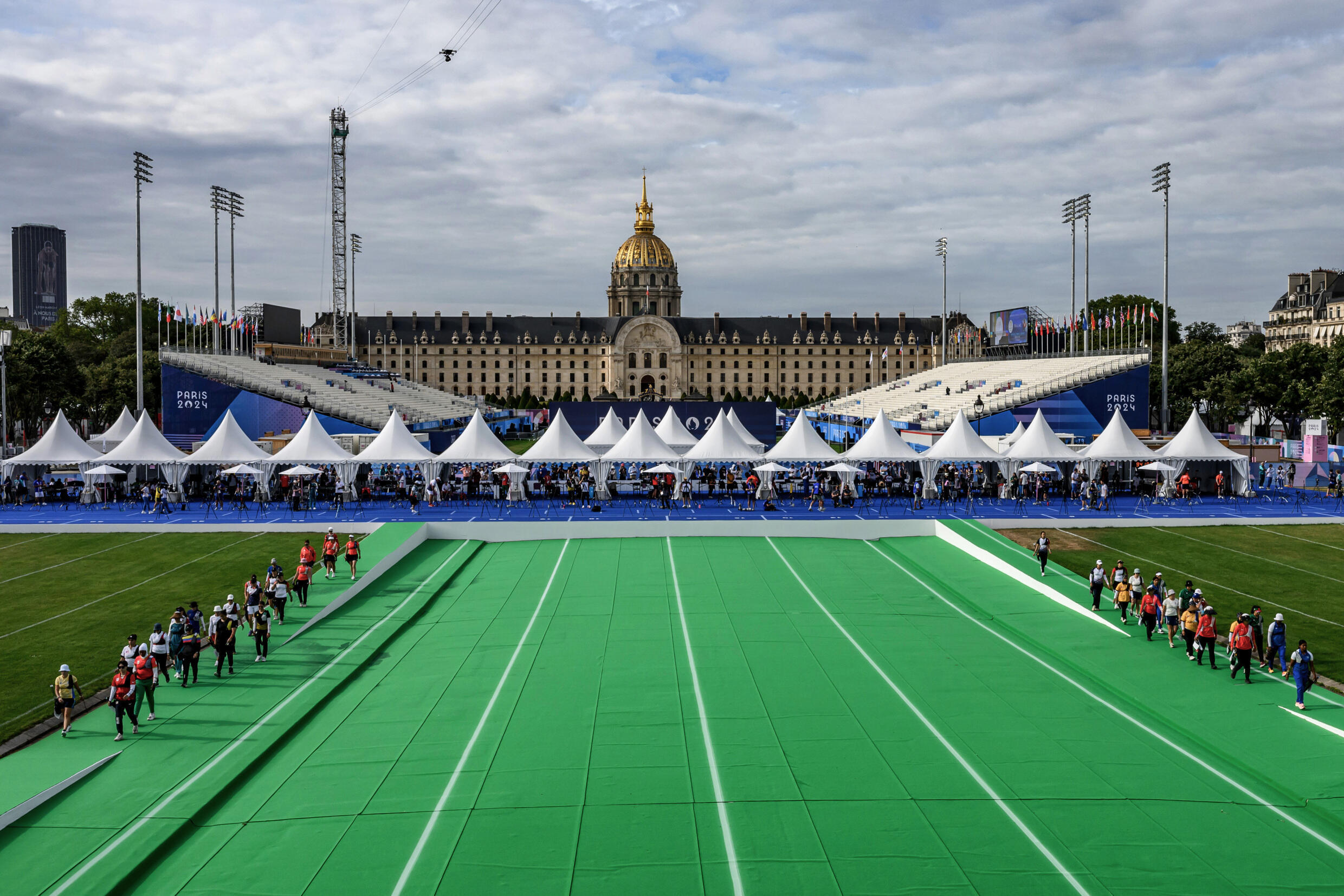 Olympic archery opens with history and Napoleon for company