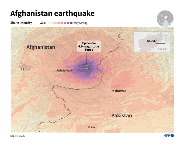 New 5.2 quake hits Afghanistan as rescuers scramble to find survivors