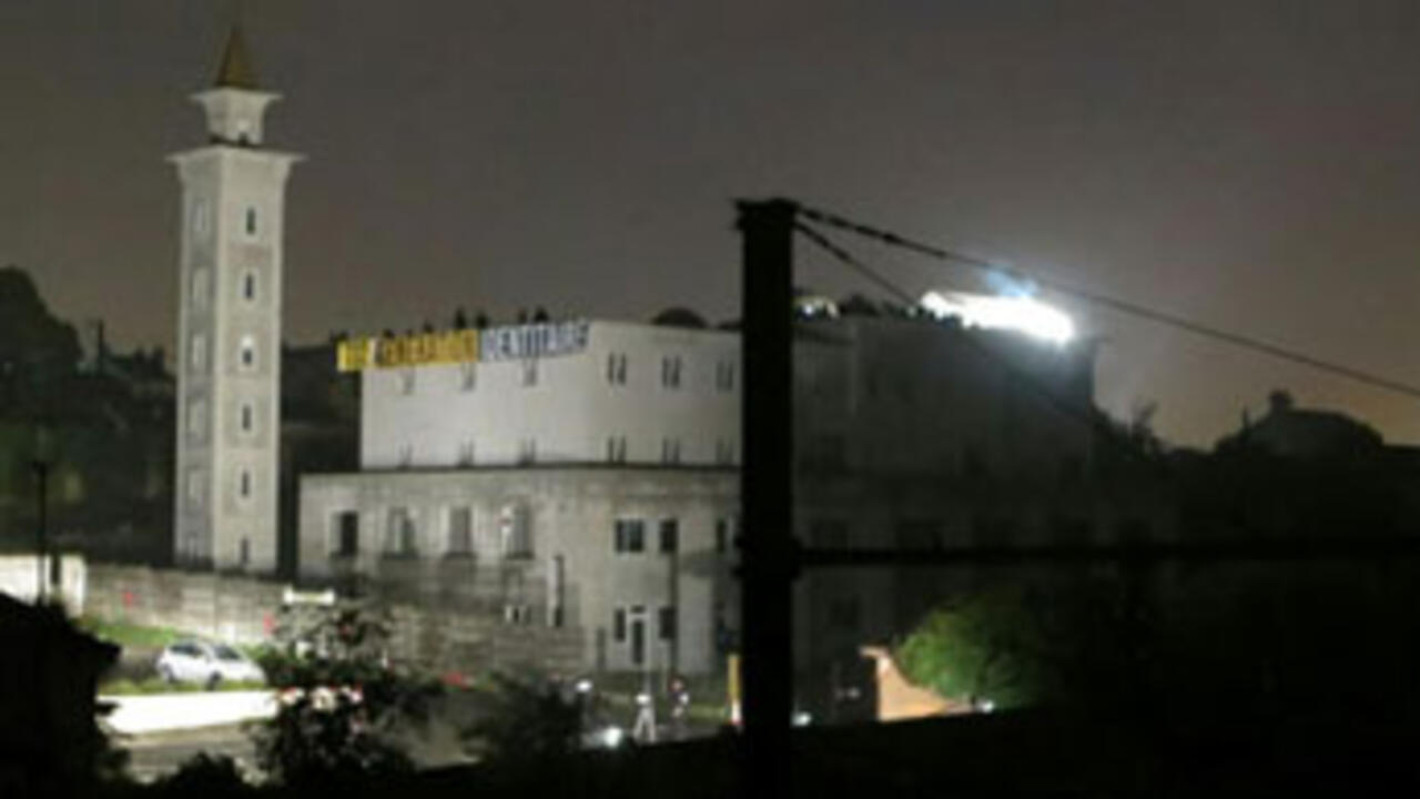 French far-right group storms site of new mosque