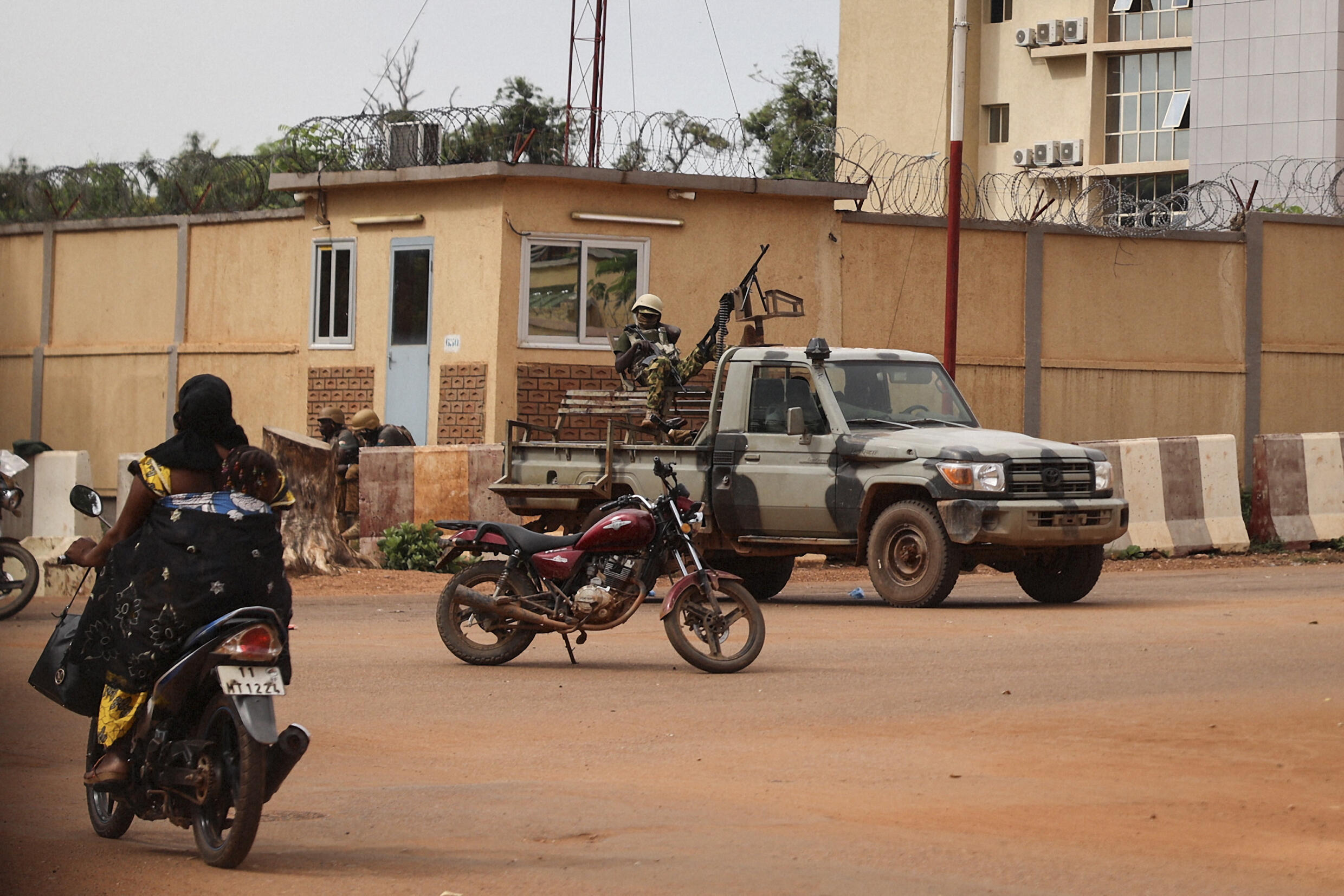 Shots fired near Burkina Faso’s presidential palace in Ouagadougou