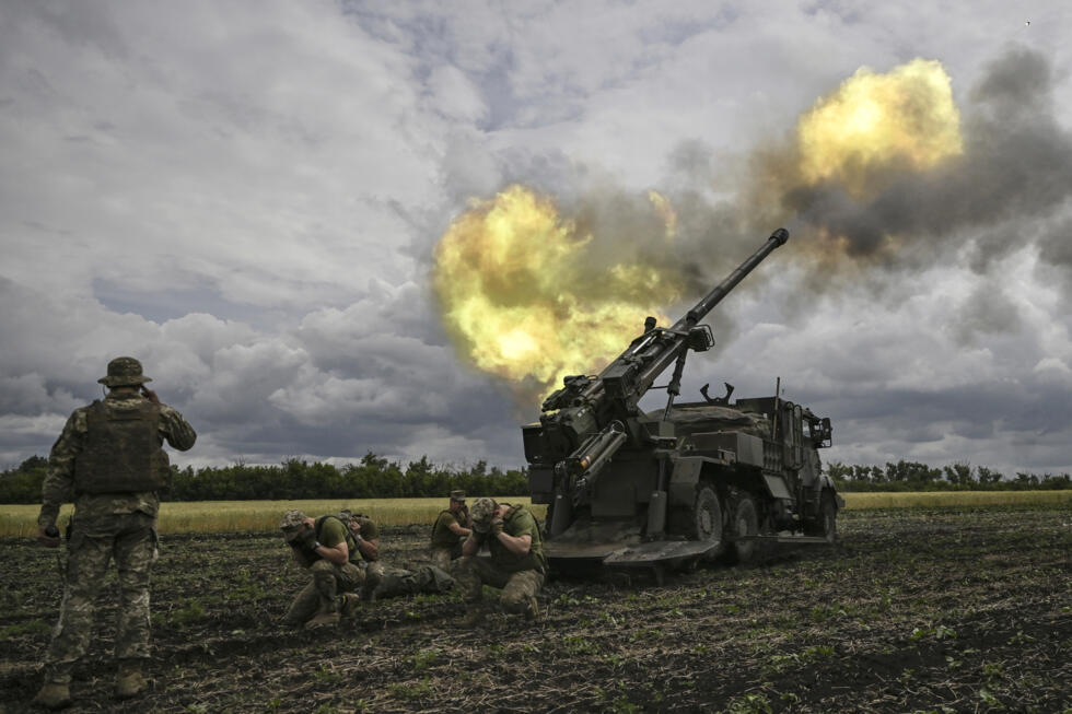 Ukraine parades new French Caesar howitzer