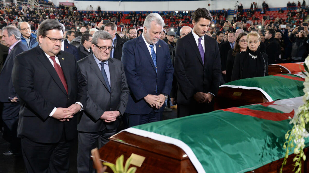 Canada’s Trudeau among mourners at funeral of Quebec mosque shooting ...