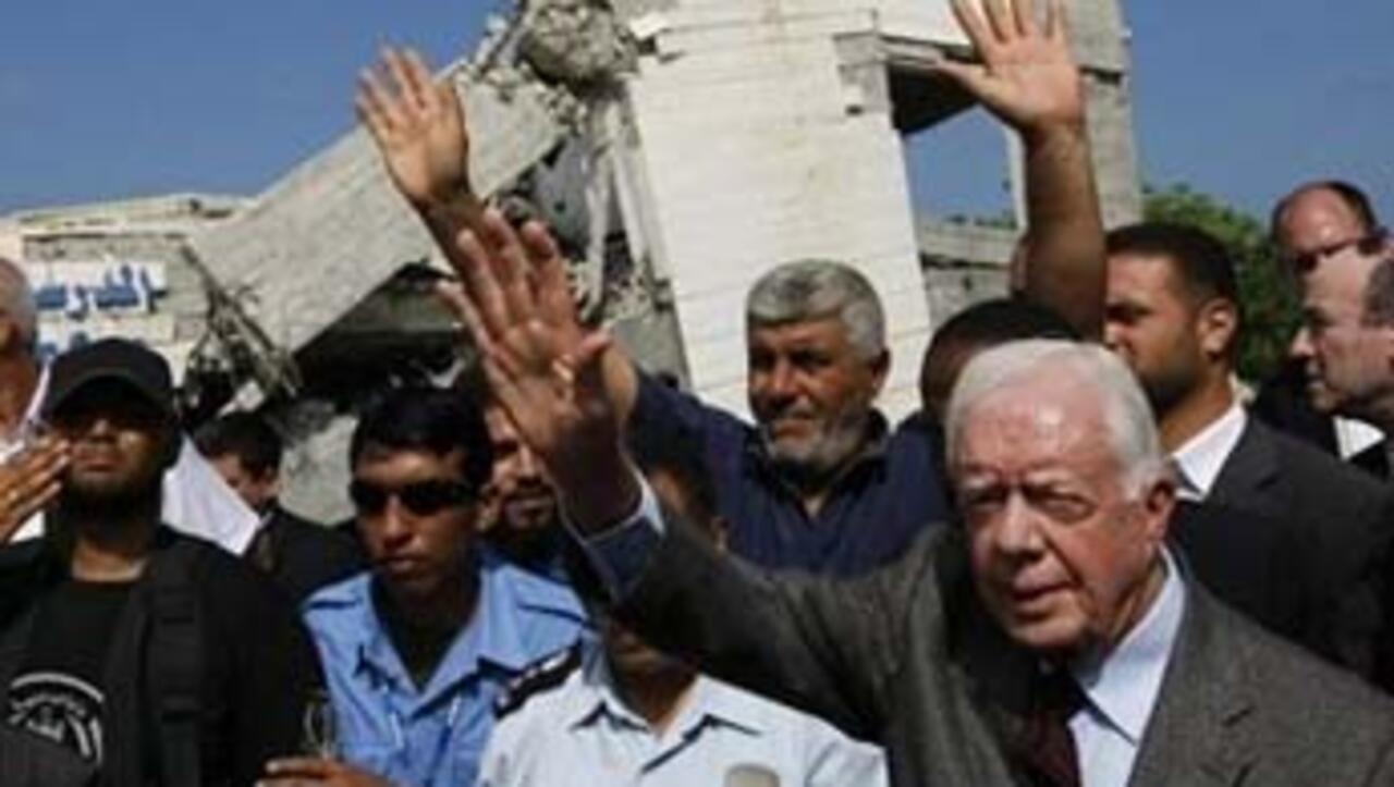 L'ex-président américain Jimmy Carter dénonce la situation à Gaza