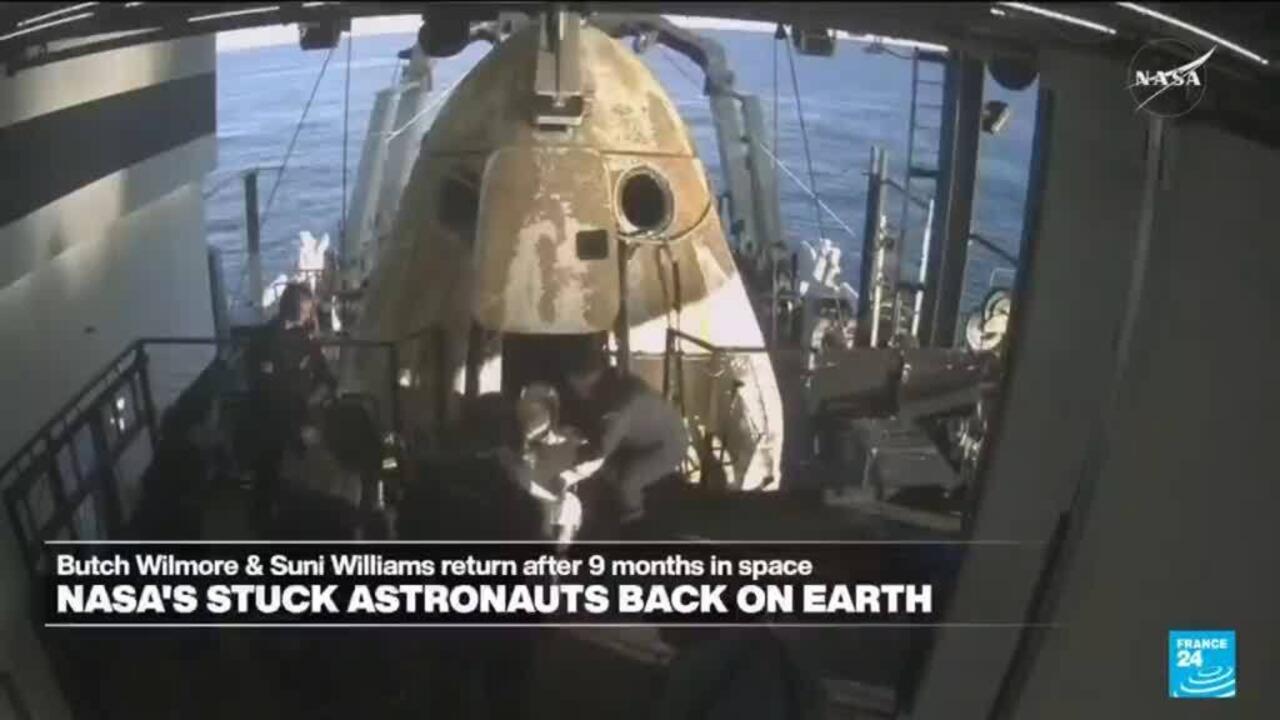 NASA astronauts safely return home after 9-month ordeal - France 24