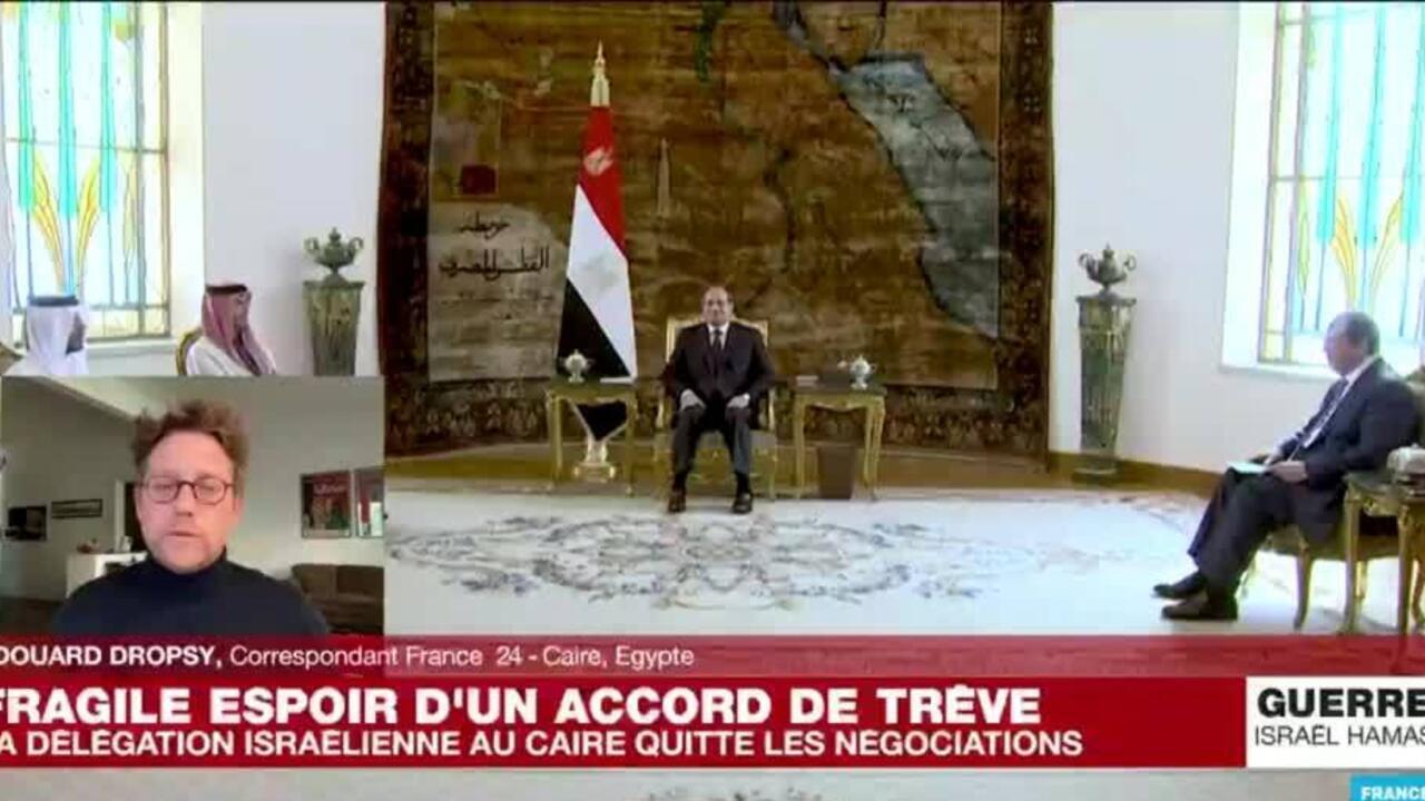 Fragile espoir d'accord de trêve dans la bande de Gaza - France 24