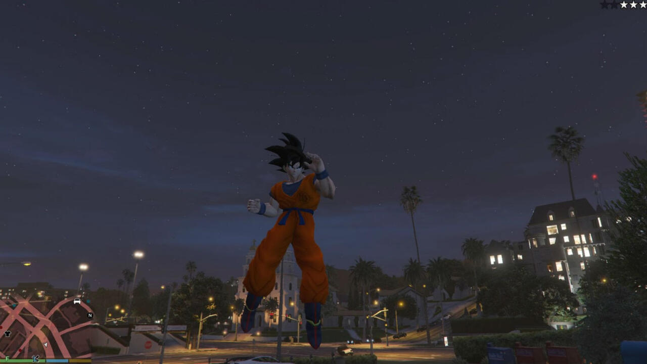 Il y a un mod pour jouer à "GTA V" avec Goku et c'est tout ce dont nous ...