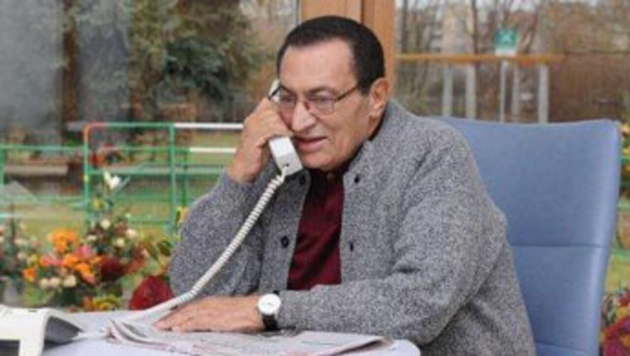 President Mubarak arrives in Egypt after surgey in Germany